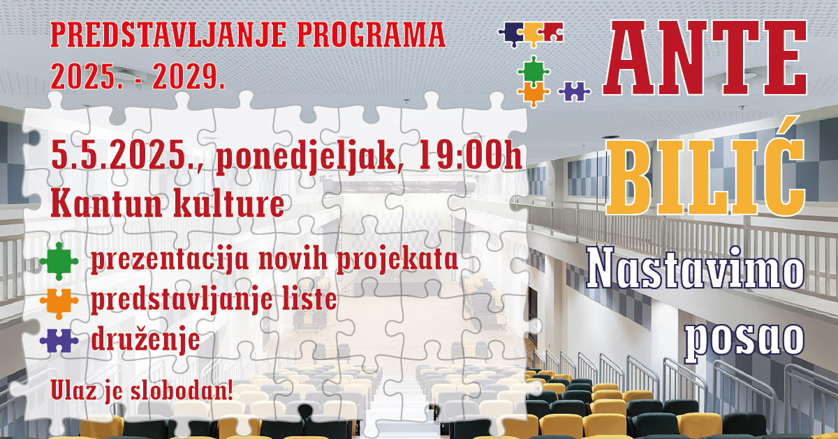 Nastavimo posao - predstavljanje programa • Kantun kulture